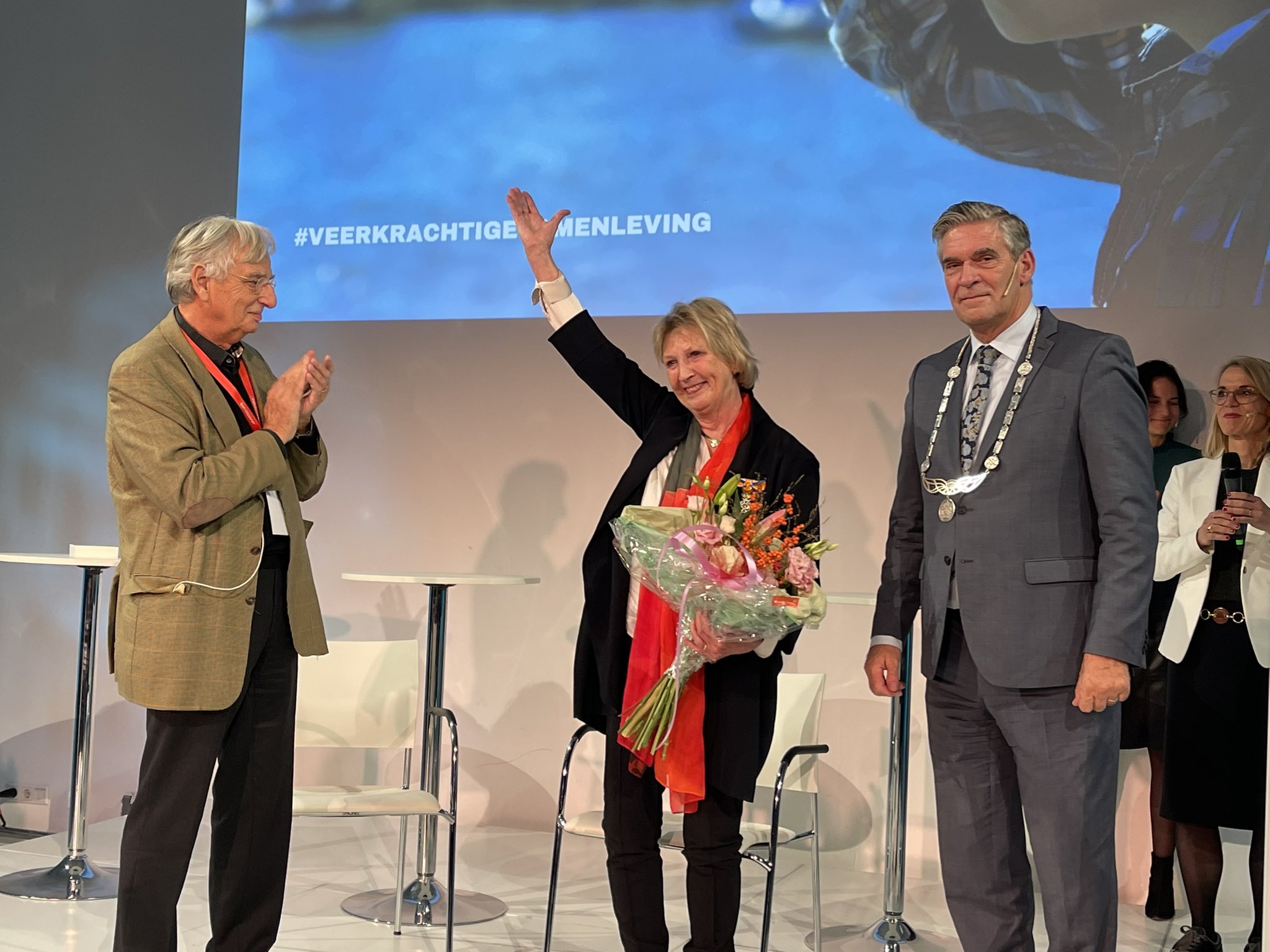 Machteld Huber verrast met koninklijke onderscheiding Officier in de ...